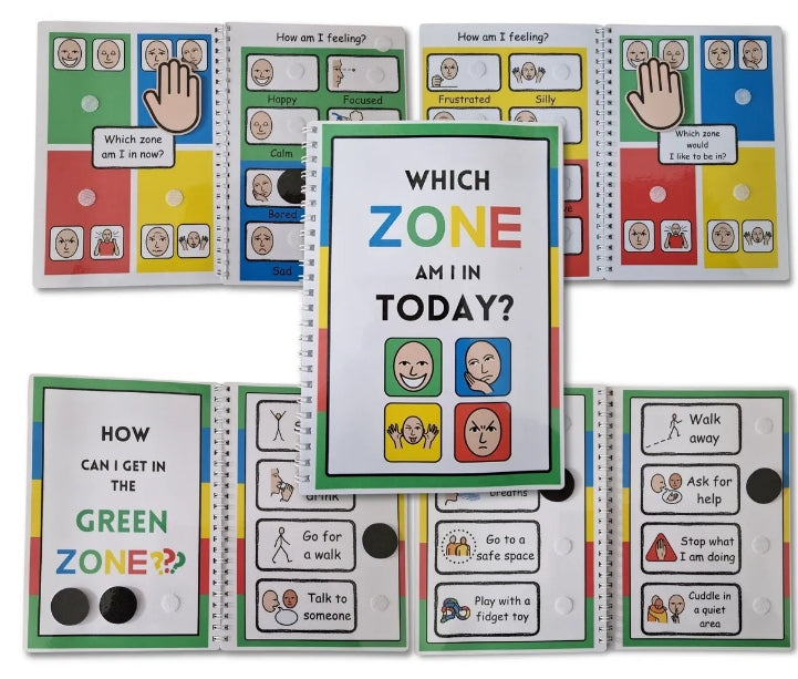 The 'Zones Of Regulation' Interactive booklet - child chooses – ASD ...